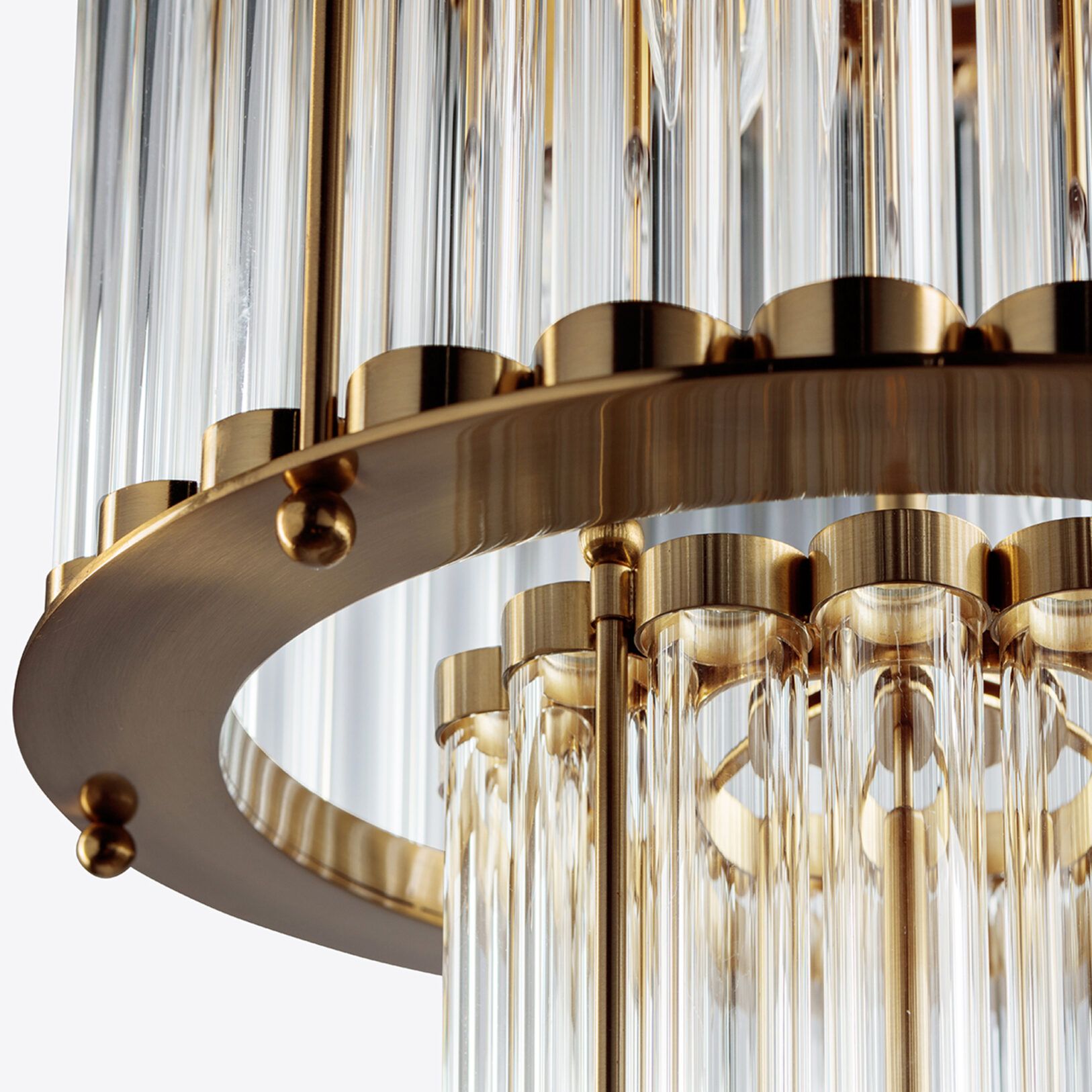 The Double Monza Chandelier - 2 Sizes Available - double tier chandelier