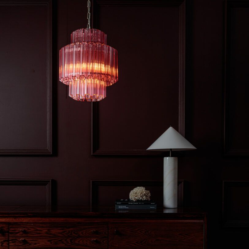 Pink Piccolo Palermo Chandelier