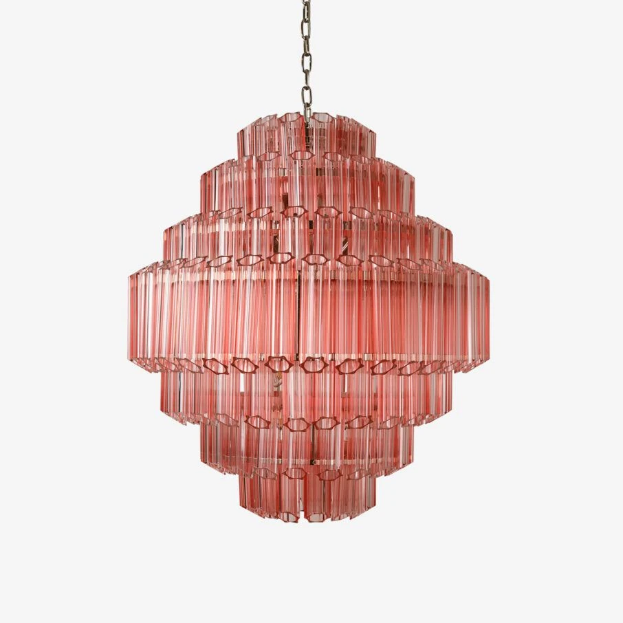 Pink Palermo Wall Light - a 70's inspired glass wall light