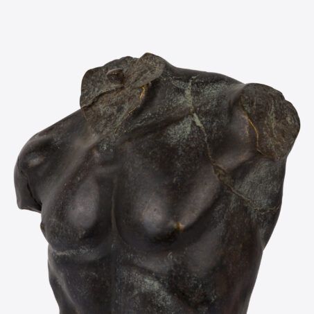 Small Bronze Maximillian Torso - male torso sculpture