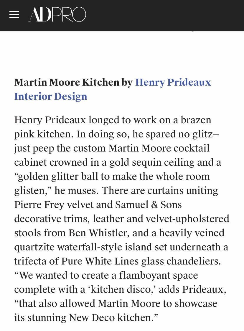 ADPro: Kitchen Chandeliers by Henry Prideaux Interior Design