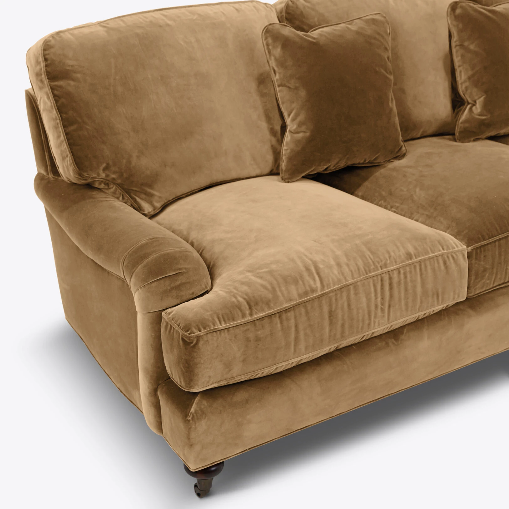 Baxter Sofa velvet sofa with castors