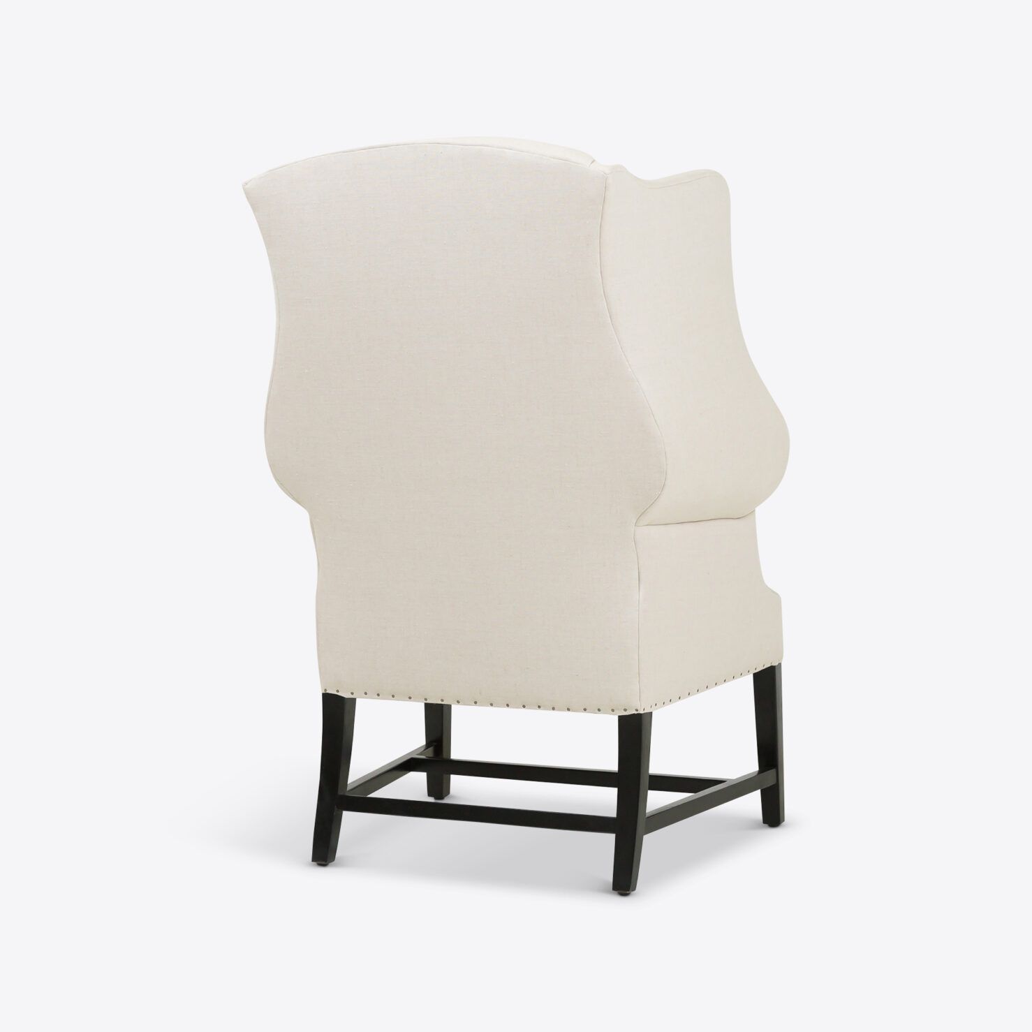 Winchester Linen Wingback Armchair in Fresh Linen