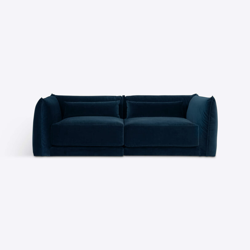 Royal Blue Milano Sectional Sofa - a 70s inspired sofa