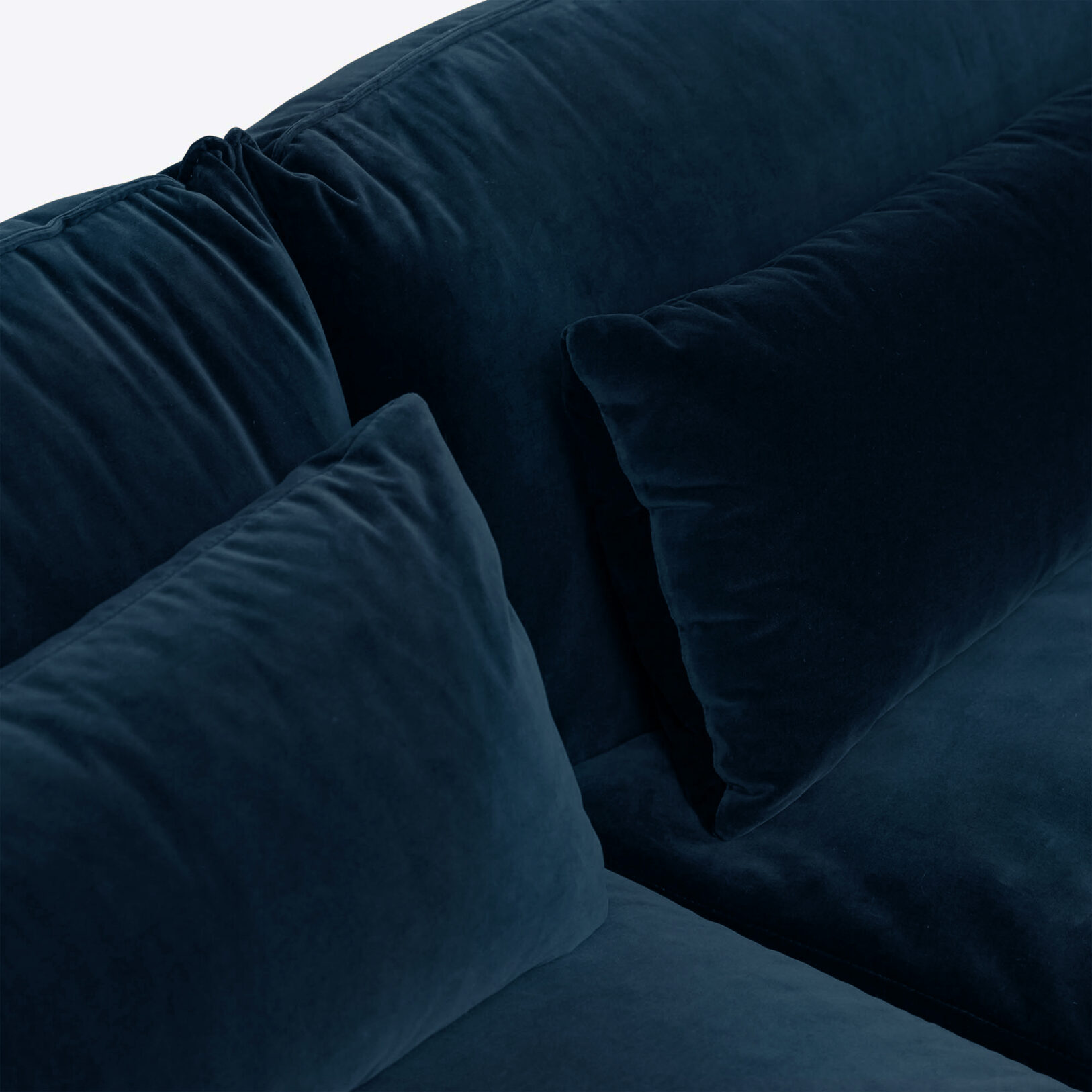 Royal Blue Milano Sectional Sofa - a 70s inspired sofa