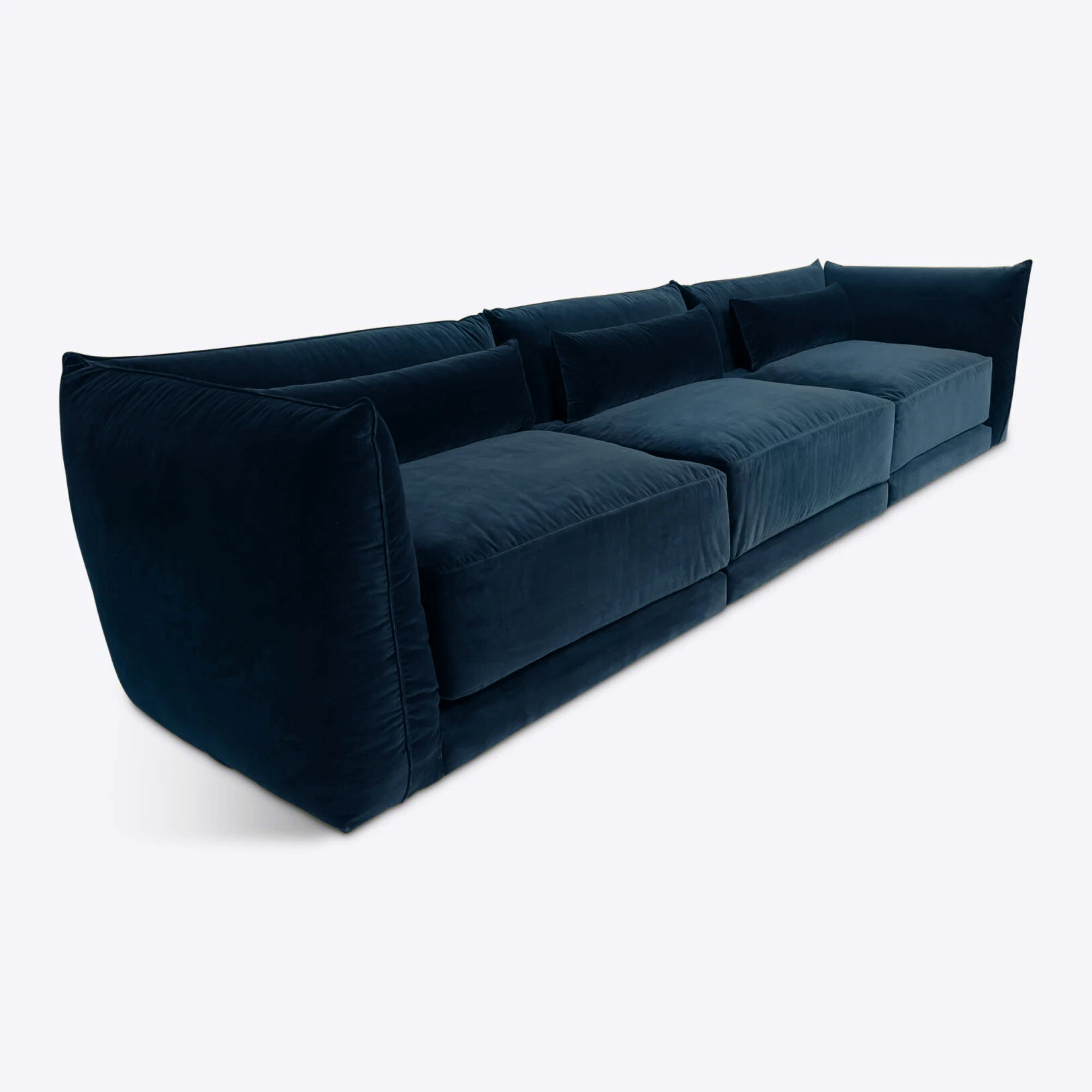 Royal Blue Milano Sectional Sofa - a 70s inspired sofa