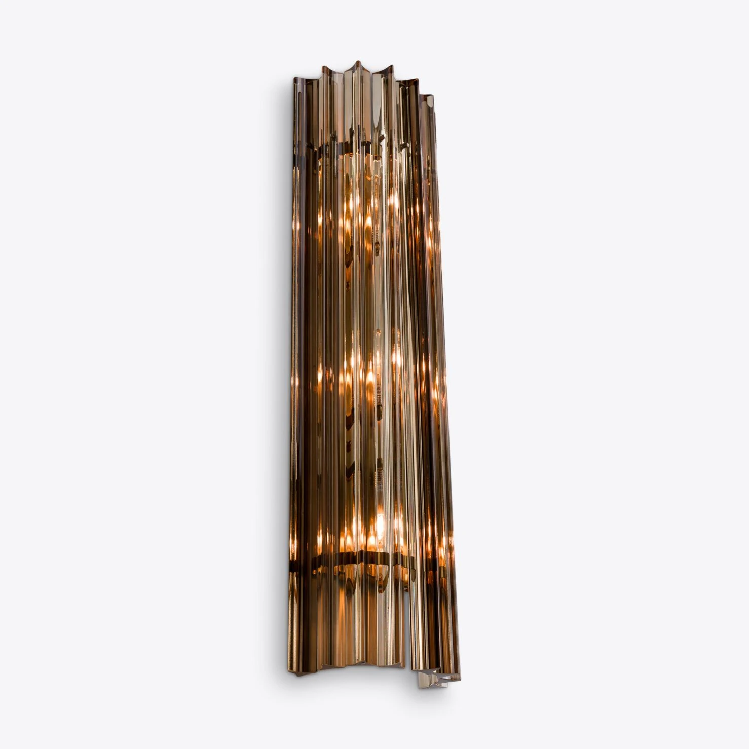 Smoked Quartz Amaro Wall Light - Two Sizes Available - vintage Murano ...