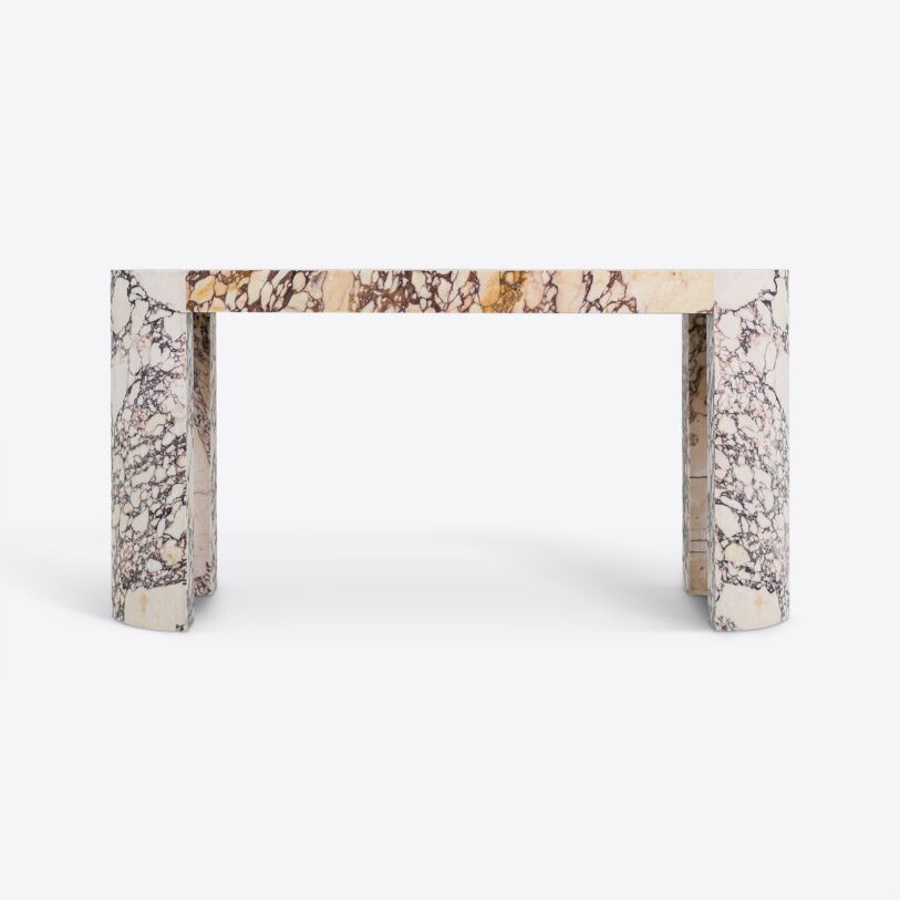 Riviera Viola Marble Console Table