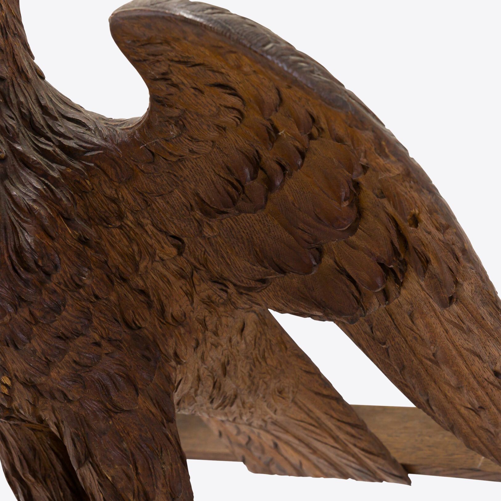 Carved Oak Eagle Lectern One - Pure White Lines